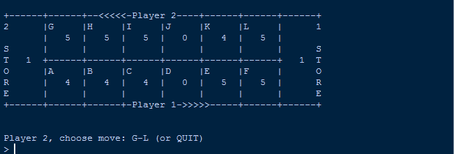 Simple Mancala Game in Python Free Source Code | SourceCodester